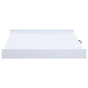 SKM Double Washing and Drying Machine Pedestal with Drawers White-7043