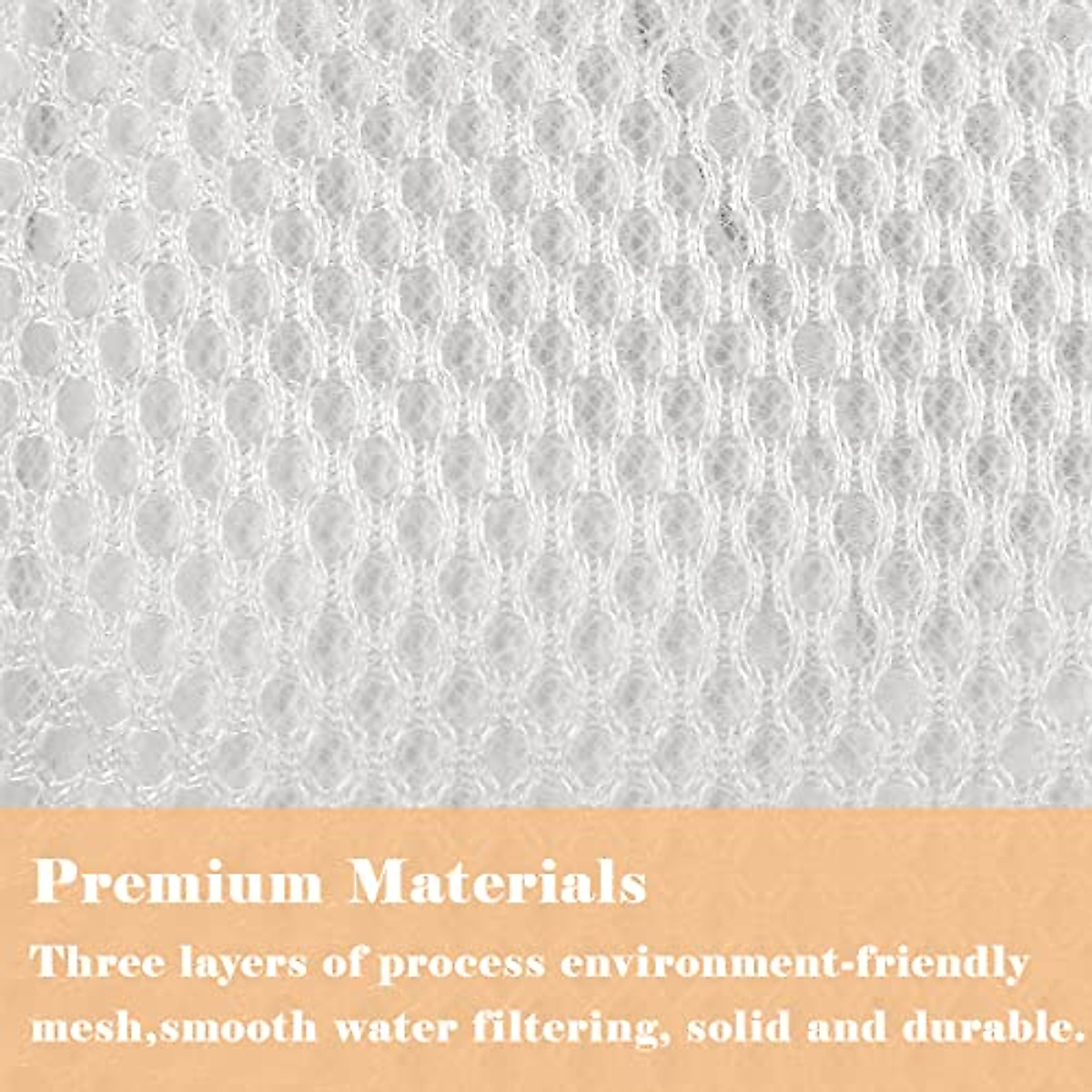 Yonchic Mesh Laundry Bag for Delicates, Durable Laundry Bags with Premium Zipper, Washing Machine Wash Bags for Blouse, Socks, Bra, Travel Organization Bag (1M, 1L, 1Bra Bag, 1 Round Bag)