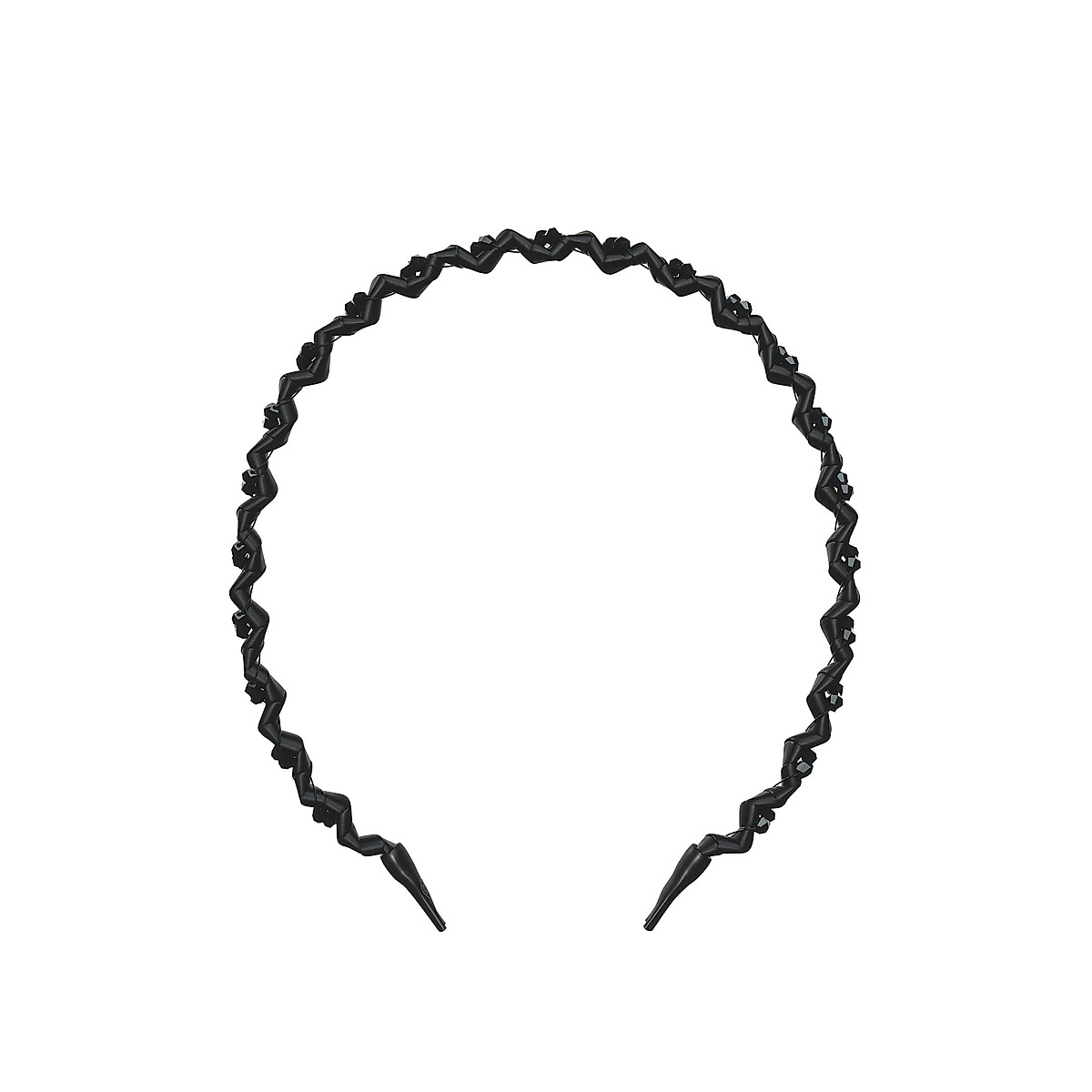 invisibobble HairHalo The Adjustable Headband - True Dark Sparkle - Hairbands Made for Everyone -Worn All Day with No Pain or Uncomfortable Pressure