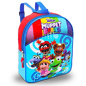 Disney Bundle Muppet Babies MINI Backpack Set ~ 3 Pc Bundle With 11 inch School Bag for Toddlers, Kids, Stickers, and Tattoos (Muppet Supplies)