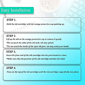HIINK Compatible Ink Replacement for 280 281 Ink Cartridge for Canon Printer PIXMA TS8120 PIXMA TS8220 PIXMA TS8320 PIXMA TS9120 (6 Pack)