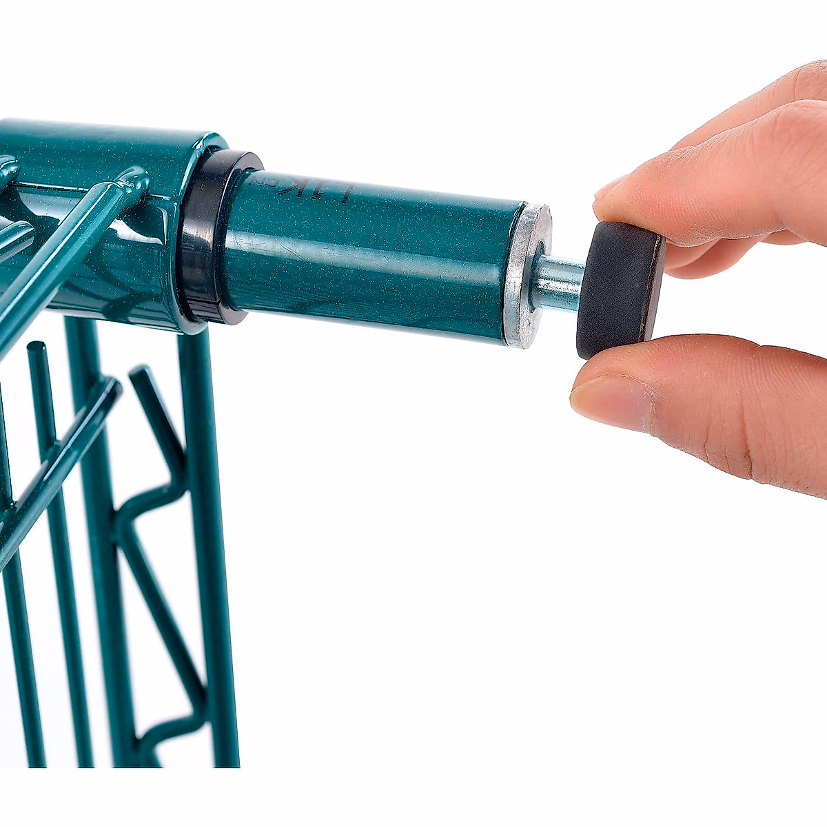 Nexel 2 Tier Wire Shelving Starter Unit, Poly-Green, 72"W x 24"D x 34"H