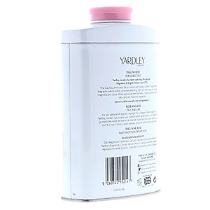 Yardley London Scented Talc Powder, English Rose Scent, 7 Oz/ 200 g