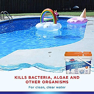 HTH 42030 3-inch Chlorinating Tablets Swimming Pool Chlorine, 37.5 lbs