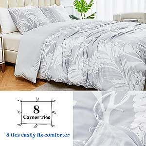 YIYEA Cooling Duvet Cover for Hot Sleepers & Night Sweats - Double Sided Arc-Chill Q-Max>0.5 Cool Summer Duvet Cover Queen Size - Silky Soft, Thin, Breathable, and Quickly Cool Down - 3PC