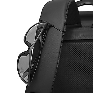 Laptop Backpack Smart Trendy Fashion Durable 21 Liters Capacity Unisex Oxford Material Backpack With Anti_Theft Waterproof USB 1.37KG Weight 15.6 In Laptop Bag For Business Travel College School-Black