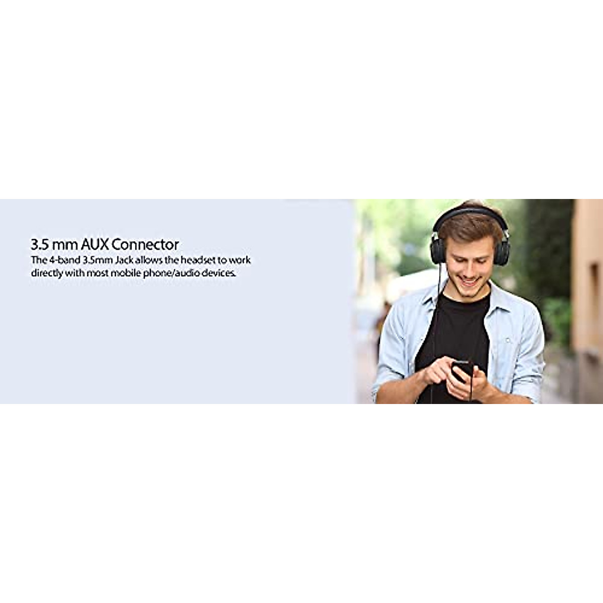 Bluetooth Active Noise Cancellation Headphone with Build in Microphone