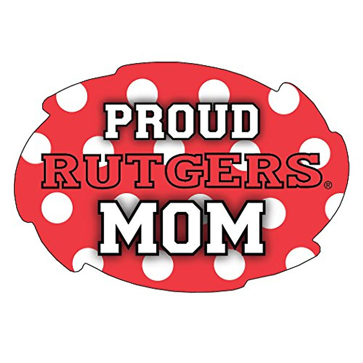 Rutgers Scarlet Knights Proud Mom Magnet Single Officially Licensed Collegiate Product