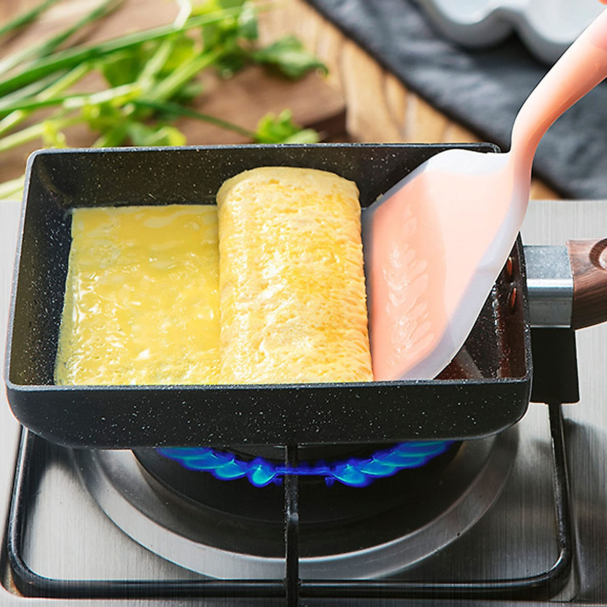 Grill Pan Square Griddle Pan Skillet , Non Stick Cast Aluminum Grilling Pan Rec Japanese Omelette Frying Pan Square Griddle Pan for Steak Breakfast Stove Tops Oven Safe(small)