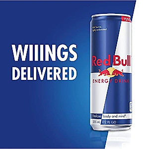 Red Bull Energy Drink, 12 Fl Oz, 24 Cans (6 Packs of 4)