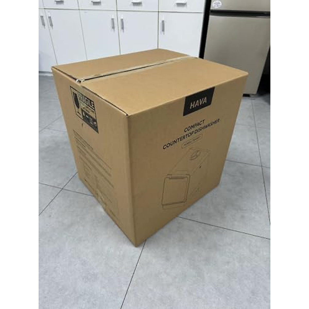 HAVA Countertop Dishwasher, 2024 NEW Upgraded Model, 8 Wash Programs Portable Dishwasher with Child Lock & Delayed Start Function, 5L Water Tank for Apartments, Dorms, and RVs - No Hookup Needed