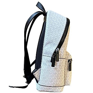 Michael Kors Cooper Large Backpack (Bright White Black)