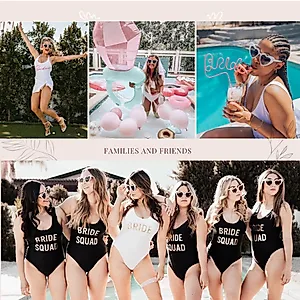 Kmopom 7 Pairs Bachelorette Sunglasses and 7 Pack Satin Bridesmaid Scrunchies Bachelorette Wedding Party Gifts for Bridesmaids Women (Tortoise)