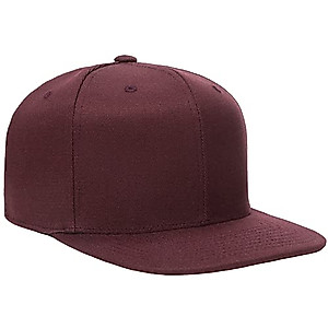 Flexfit Mens 110 Classic Snapback Baseball Cap, Maroon