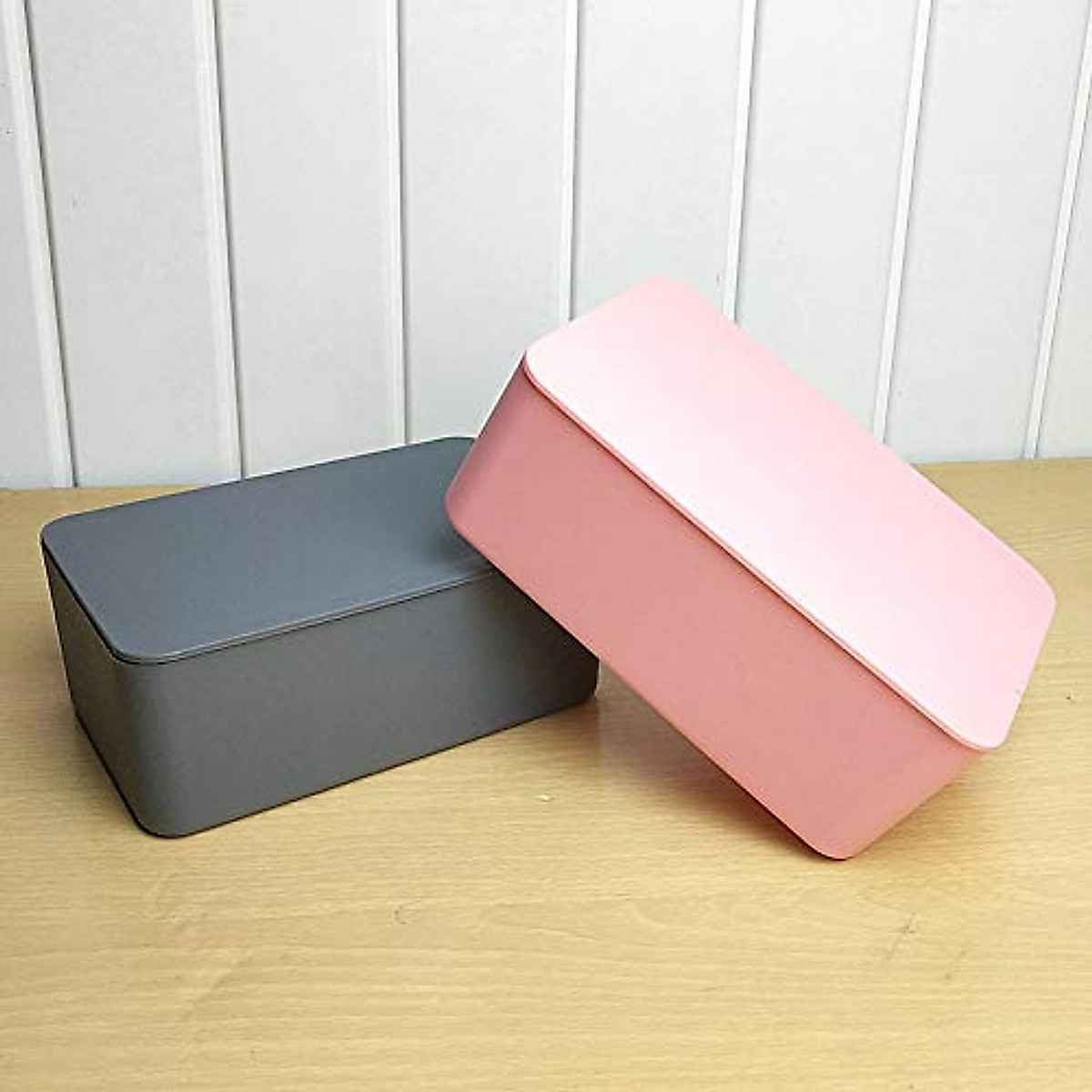 Wet Wipes Storage Box/Wipes Dispenser, Wipes Holder Container Tissue Storage Box with Lid Wipes Dispenser for Vanity, Countertops, Desk, Office, Dorm