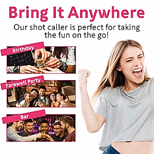 Shot Caller Jellinator Jello Shot Maker, Beverage Bottle & Shot Pourer 20 FL OZ Jello Shot Dispenser Bartending Accessories Store & Pour Shot Holder for Bar Top