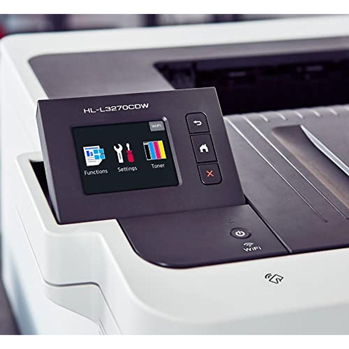 Brother HL-L32 70CDW Wireless Color Laser Printer,25ppm,up to 600 x 2400 dpi,2.7” Color Touch,Automatic duplex (2-sided),Durlyfish USB Printer Cable