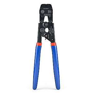 iCRIMP Ratchet PEX Cinch&Remove Tool for 3/8 to 1-inch Stainless Steel Clamps-work with ASTM F2098 and Non 2098 Single Ear Hose Clamps
