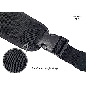 Breathable Wheelchair Support and Safety Belt with Card Organizer, Single Strap Adjustment and Wide Velcro Closure (Aqua Blue)