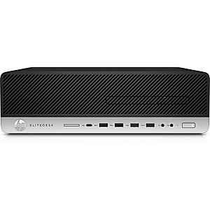 HP EliteDesk 800 G3 Small Form Factor PC, Intel Core i5@3.4 GHz, 8 GB DDR4 RAM, 512 GB SSD, Windows 10 (Renewed)