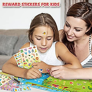 3000+PCS Kids Stickers for Water Bottles, 18 Themes with Cars Food Trucks Plant, Animal Stickers for Toddlers Students Teachers Adults Parent, Cute Stickers for Journaling Gift Laptop Phone