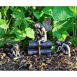 Top Collection Miniature Garden & Terrarium Fairy Napping Statue, Small