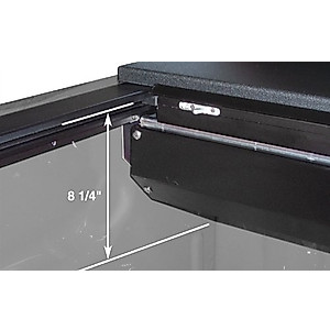 Roll N Lock M-Series Retractable Truck Bed Tonneau Cover | LG449M | Fits 2009 - 2018, 2019 - 2020 Classic Dodge Ram 1500/2500/3500 8' 2" Bed (98.3")