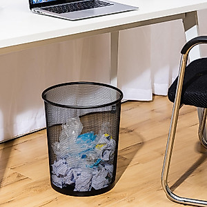 Amazon Basics Mesh Waste Basket, 2-Pack