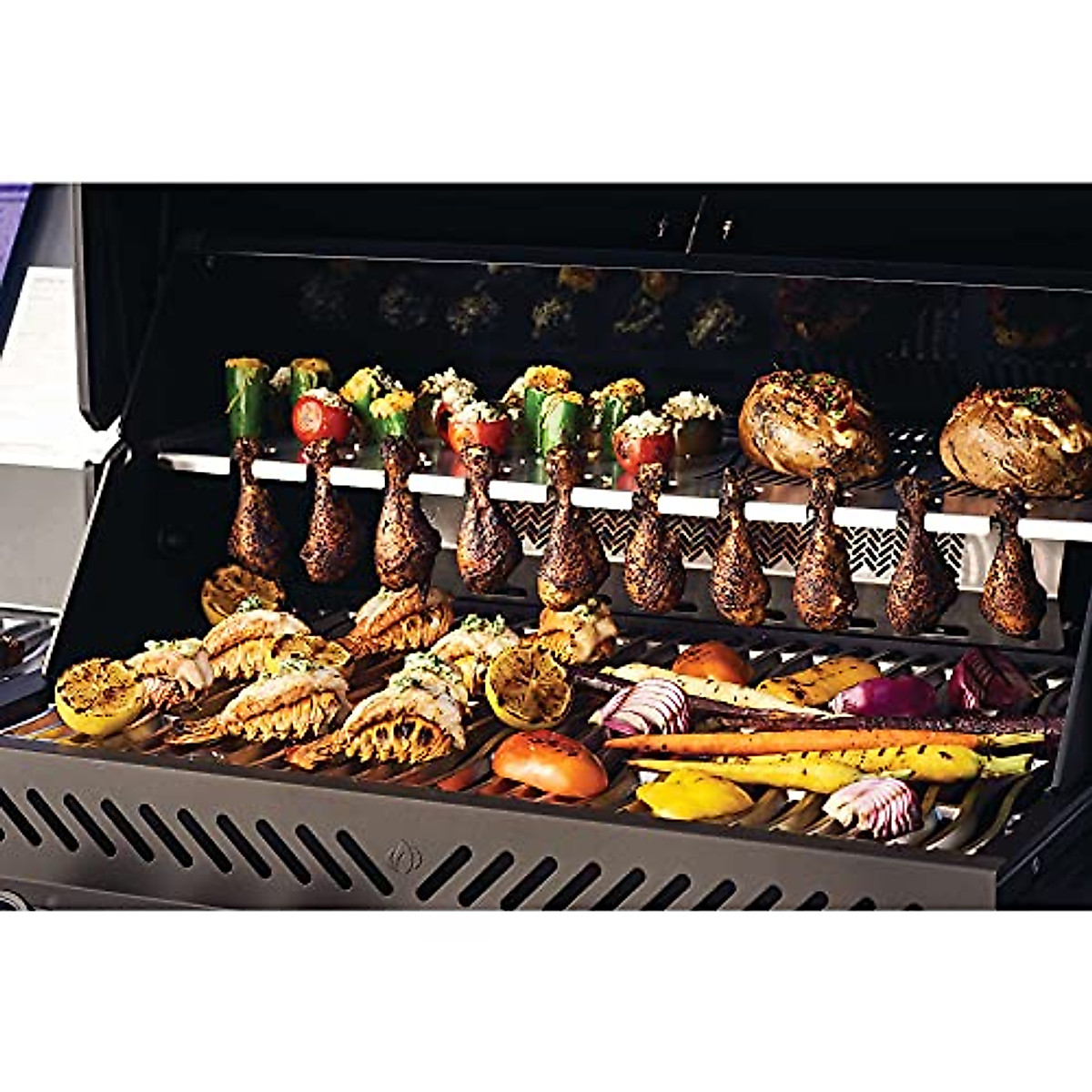 Napoleon PHANTOM Prestige 500 BBQ Grill, Matte Black, Natural Gas - P500RSIBNMK-3-PHM Premium Barbecue Gas Cart
