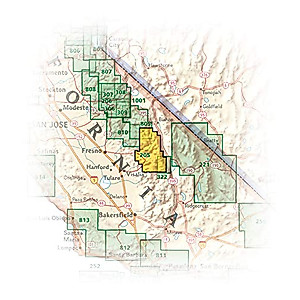 Sequoia and Kings Canyon National Parks Map (National Geographic Trails Illustrated Map, 205)
