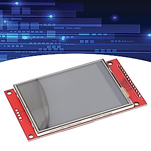 ASHATA 2.8in TFT LCD Display Module, LCD Module 320x240 Resolution, with Stylus 240x320 TFT Module 9 IO Touch Screen Monitor Module for Development Board