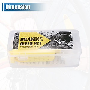 X AUTOHAUX Hydraulic Disc Brake Kit Mineral Oil-Bleed Kit Bike Repair Tools Universal for MTB Moutain Bike Road Bicycle