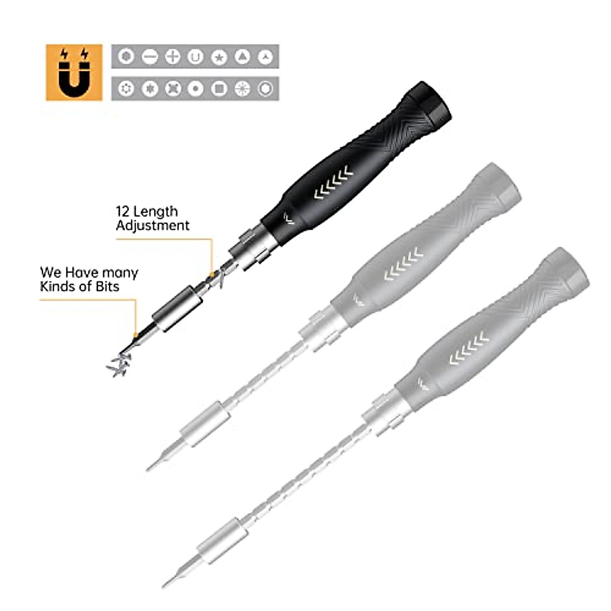 JAKEMY 164 in 1 Precision Screwdriver Set, Laptop Screwdriver Kit, Professional Computer Screwdriver Repair Kit with T5 Torx Screwdriver for MacBook, iPhone, Watch, Camera, Eyeglass, Xbox, DIY