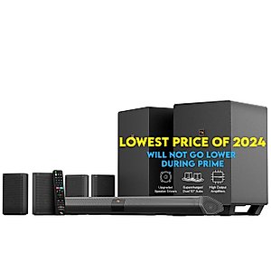 Nakamichi Shockwafe Ultra 9.2.4 Channel Dolby Atmos/DTS:X Soundbar with Dual 10" Subwoofers (Wireless), 4 Rear Surround Effects Speakers, eARC and SSE Max Technology (Flagship)
