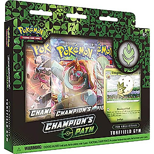 Pokemon TCG: Champion's Path Pin Collection (Turffield, Hulbury, and Motostoke), Multicolor (290-80484)