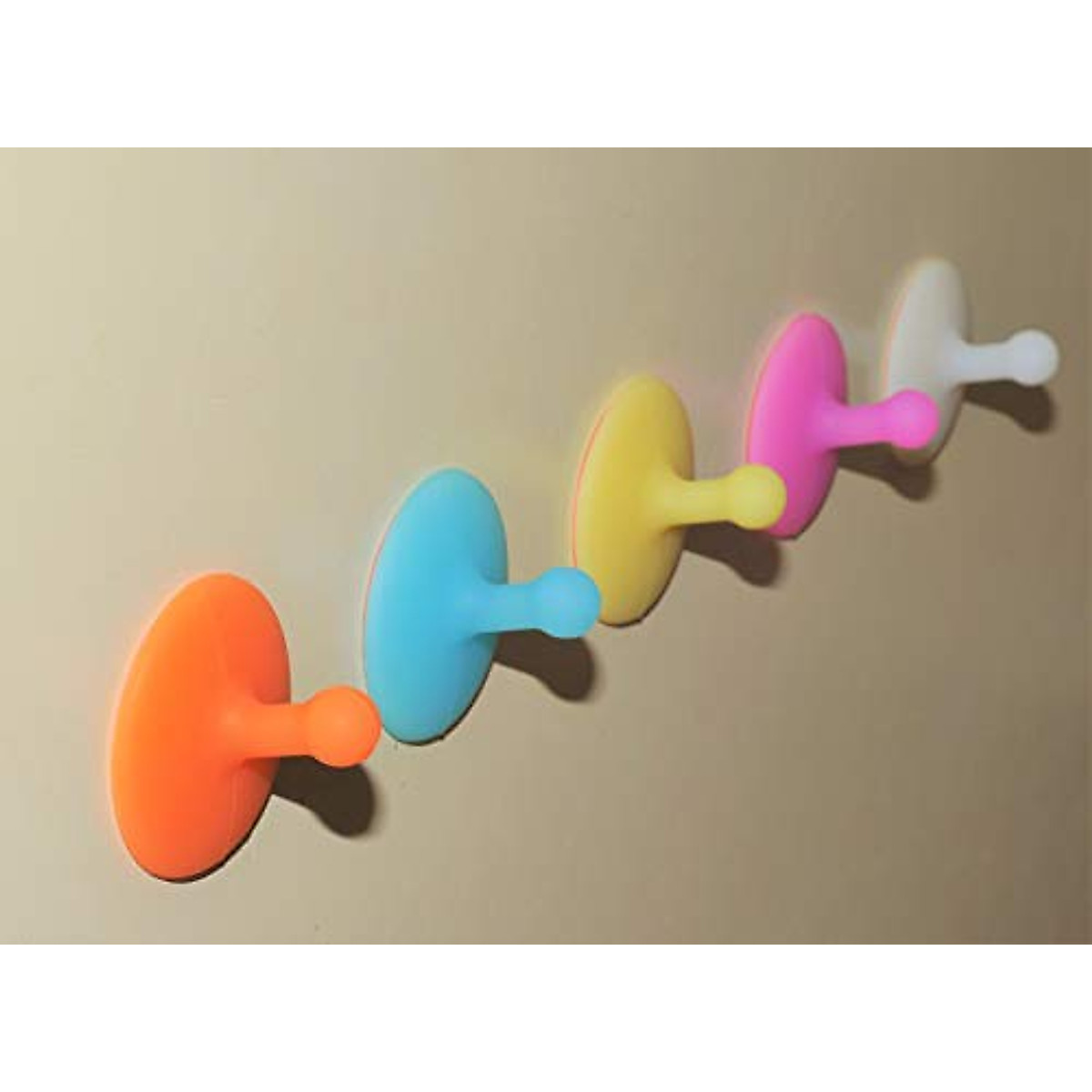 Silicone Hooks (5-Pack) - Colorful, Multipurpose, Organizing, Utility from crazyornot?