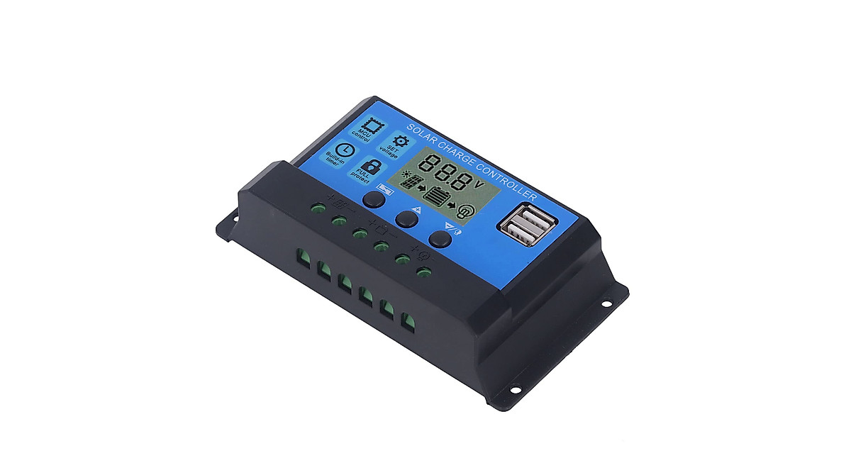 Solar Charge Controller 60A - Dual USB Outputs