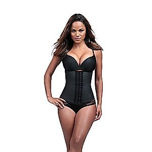 Diva Fit womens Trainer Waist Shapewear, Black, Large US