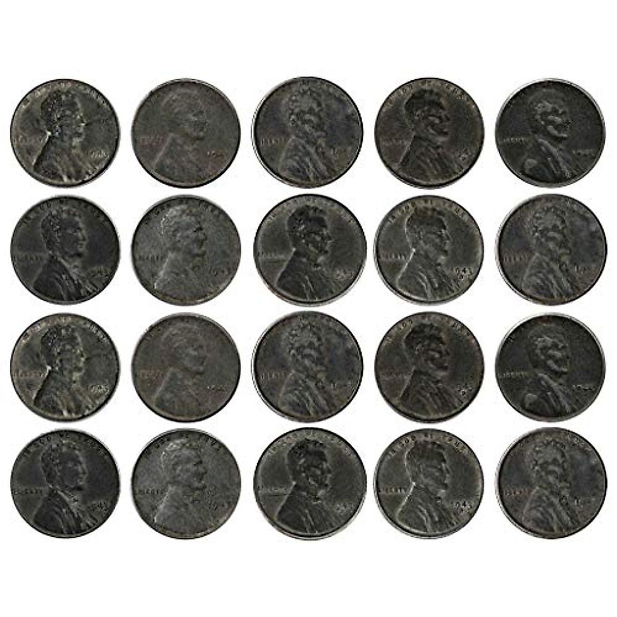 Rare WWII World War Steel Penny Old Coin Collection LotCollectible Condition …