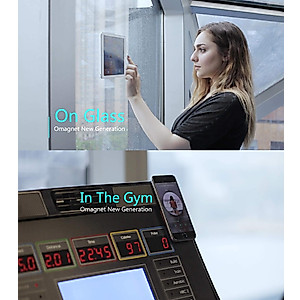 Tablet Wall Mount Magnetic Adsorption,Car Headrest Tablet Mount Holder,Free Fetching,No Borders,for All Under 1980g Tablets-IPad Pro,Galaxy Tab/Note,Nexus,Surface Wall Mount(White&White)