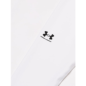 Under Armour Boys ColdGear Armour Baselayer Leggings, White (100)/Black, Medium