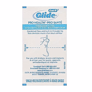 Glide Threader Floss, 30 Single-Use Packets each (Value Pack of 3)