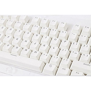 Seiorca 104 PBT Keycaps Double-Shot Backlit Keycap Set for Mechanical Keyboard with Key Puller (White)