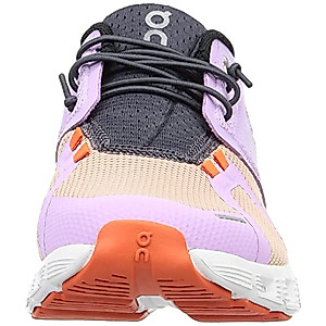 ON Women's Cloud 5 Push Sneakers, Fiji/Rose, 9.5