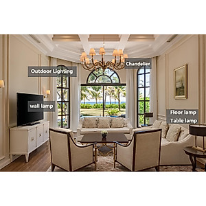 HOMOSUM Dimmable 40W g16.5 Frosted Edison Bulb - 2700K 4W e26 Globe Bulb for Ceiling Fans, Chandeliers, Vanity Lights -400lm,AC120V,G50, 6Pack (4W-2700K)