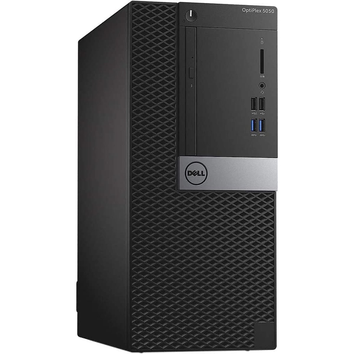 Dell OptiPlex 5050 Mini Tower Desktop Computer (with RGB Keyboard), Intel i5-7500 3.8GHz, 16GB DDR4, 512GB SSD, WiFi, Bluetooth, Home/Office PC, Windows 10 Pro 64 Bit English/Spanish/French (Renewed)