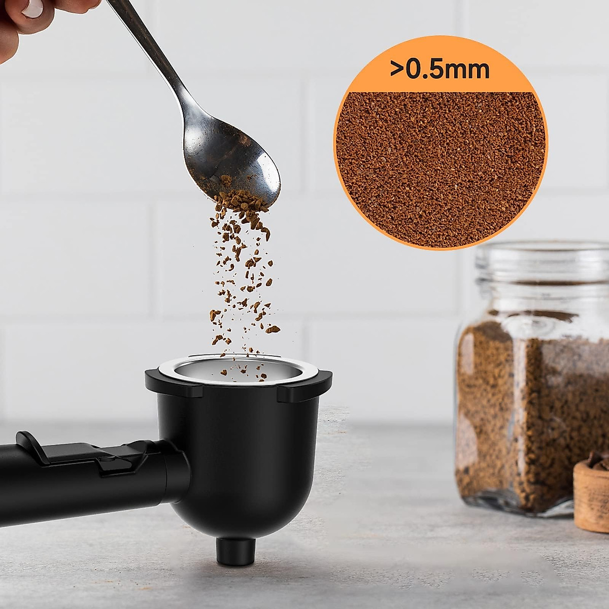 SOWTECH Espresso Coffee Machine Cappuccino Latte Maker 3.5 Bar 1-4 Cup with Steam Milk Frother White, CM5409-UL