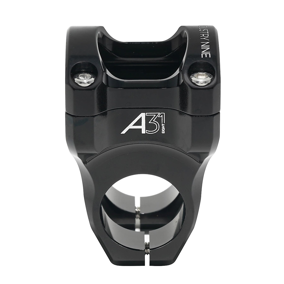 Industry Nine A318 Bike Stem - Black 31.8mm Mountain Bike Stem with 30mm Length - Made in USA