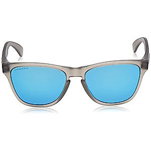 Oakley Youth OJ9006 Frogskins XS Square Sunglasses, Matte Grey Ink/Prizm Sapphire, 53 mm