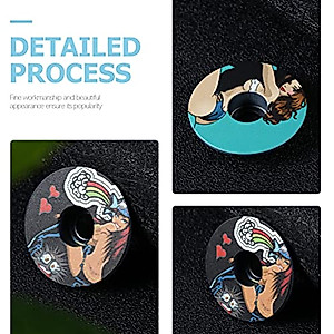 Didiseaon Arts Training Equipment 2Pcs Headset Cover MTB Stem Cap Front Fork Stem Caps Bowl Headset Cover Stem Mountain Bike Headset Cover Kustomcaps